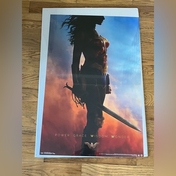 Wall Decor | Power Grace Wisdom Wonder Woman Poster | Poshmark